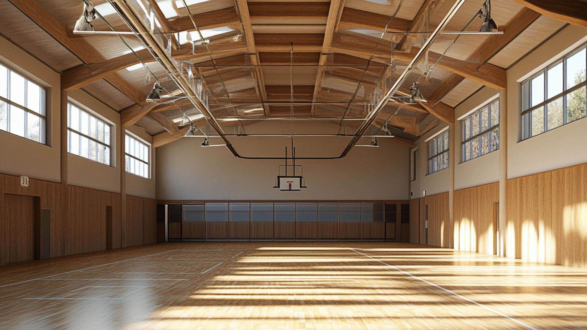 Basketball Court Timber Floor Resurfacing for Schools